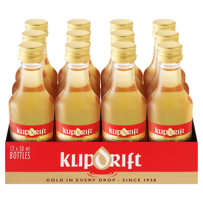 Klipdrift Export Brandy 50ml x 12 | PnP