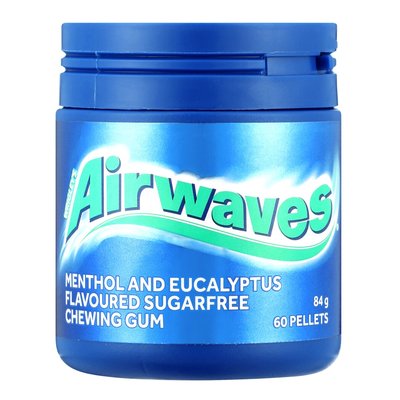 Airwaves Sugar Free Chewing Gum Menthol & Eucalyptus 60 Pack | PnP