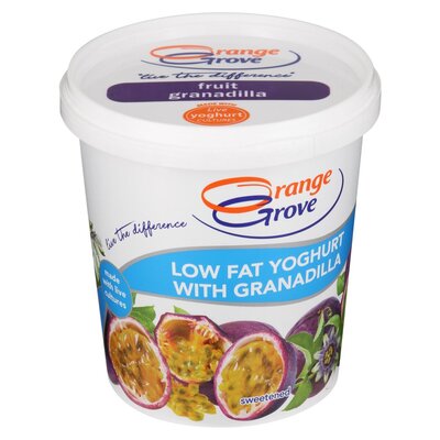 Orange Grove Low Fat Granadilla Yoghurt 1L | PnP