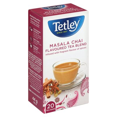 Tetley Masala Chai Flavoured Tea 20 Pack | PnP