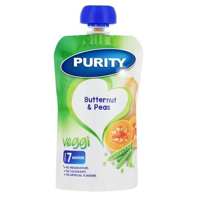 Purity Pouch Butternut & Peas 110ml from 6 Months | PnP