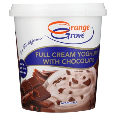 Orange Grove Full Cream Chocolate Yoghurt 1L | PnP