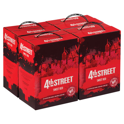 4Th Street Sweet Red Wine 5L x 4 | PnP