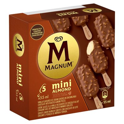 Magnum Mini Almond Ice Cream 5 Pack | PnP