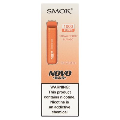 SMOK Novo Bar Strawberry Mango Disposable Vape 1000 Puffs | PnP