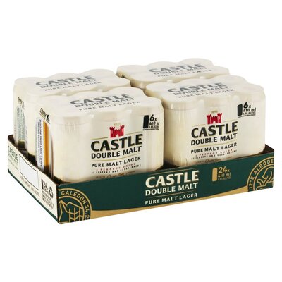 Castle Double Malt Beer NRB 24 x 340ml | PnP