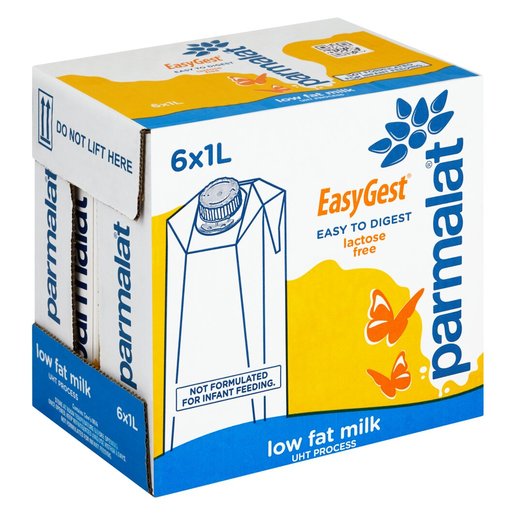Parmalat Everfresh EasyGest Lactose Free Low Fat Milk 6 x 1L | PnP