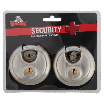 Mackie Security Padlock Discus 2/ka 70mm | PnP