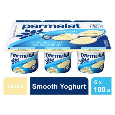Parmalat Medium Fat Vanilla Yoghurt 6 Pack | PnP