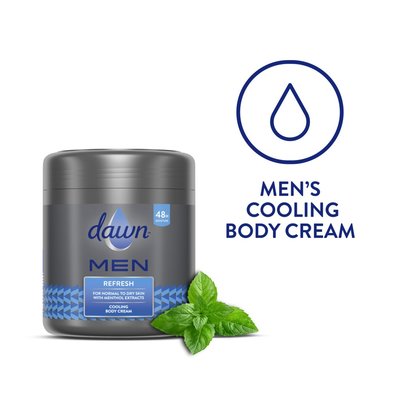 Dawn Men Refresh Cooling Body Cream 400ml | PnP
