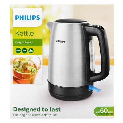 Philips Stainless Steel Cordless Kettle 1.7L | PnP