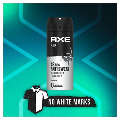 Axe Black Antiperspirant Deodorant Body Spray 150ml | PnP