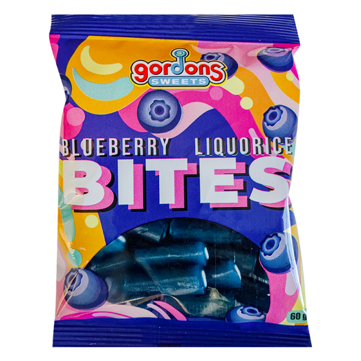 Gordons Sweets Blueberry Liquorice Bites 60g | PnP