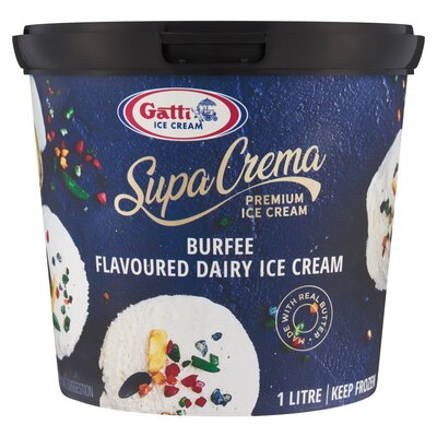 Gatti Supa Crema Burfee Real Dairy Ice Cream 1L | PnP