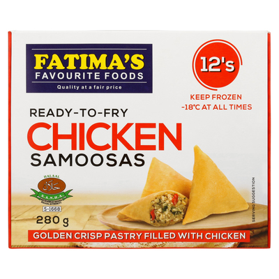 Fatima's Chicken Samoosas 12 Pack | PnP