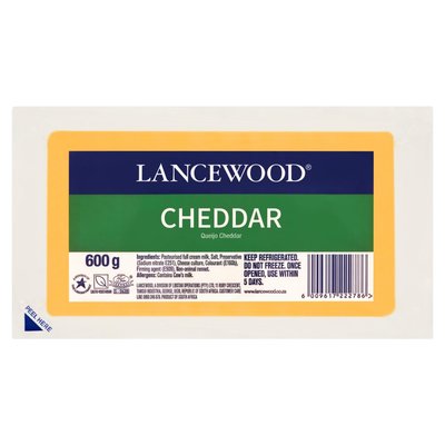 Lancewood Cheddar Cheese 600g | PnP
