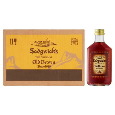 Sedgwicks Old Brown Sherry 200ml x 12 | PnP