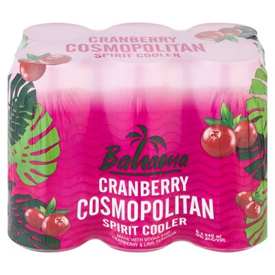 Bahama Cranberry Cosmo Spirit Cooler 6 x 440ml | PnP