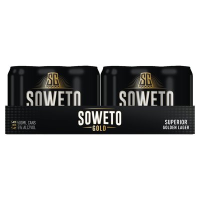 Soweto Gold Can 24 x 500ml | PnP