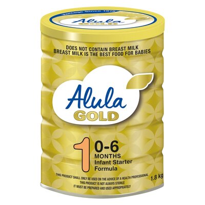 Alula Gold 1 0-6month Infant Starter Formula 1.8kg | PnP