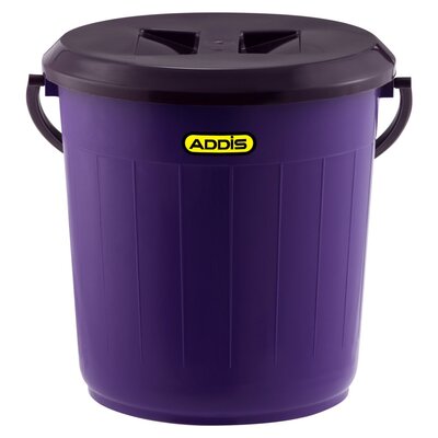 Addis Bucket With Lid Violet 15L | PnP