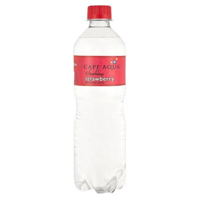 Cape Aqua Strawberry Flavoured Sparkling Water 600ml | PnP