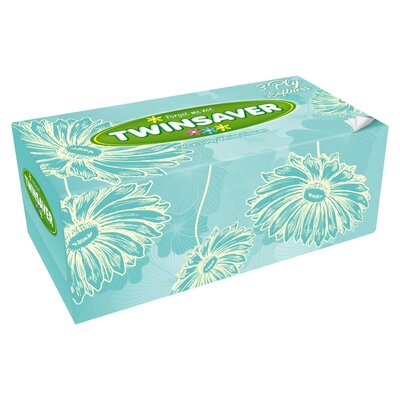 Twinsaver Facial Tissue White 180s | PnP