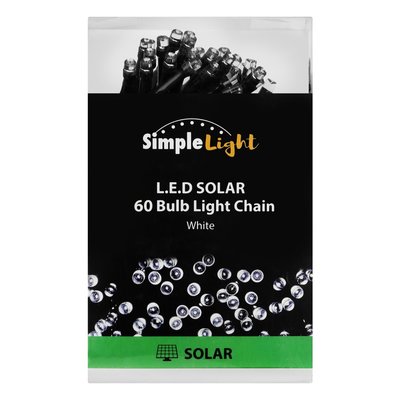 Simple Light 60 Led Solar Chain Light | PnP