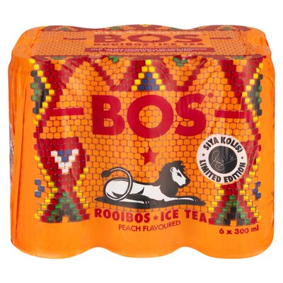Bos Peach Rooibos Ice Tea 300ml x 6 | PnP