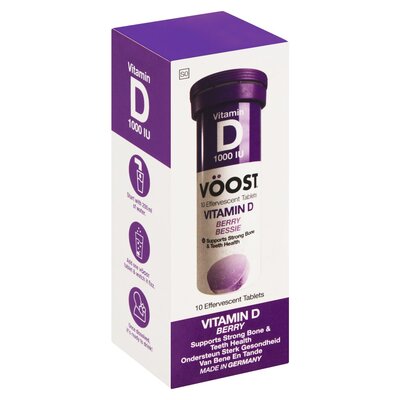 Voost Vitamin D Berry Fizzy 10 Effervescent Tablets | PnP
