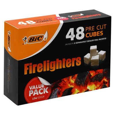 BIC Firelighters Pre-Cut Cubes 48 Pack | Smart Price Specials | PnP Home