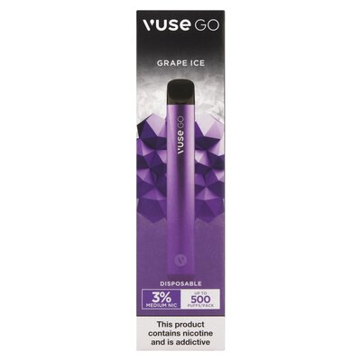 Vuse Go 1000 Vape Red Starter Kit + Banana Ice Pod 3% | PnP