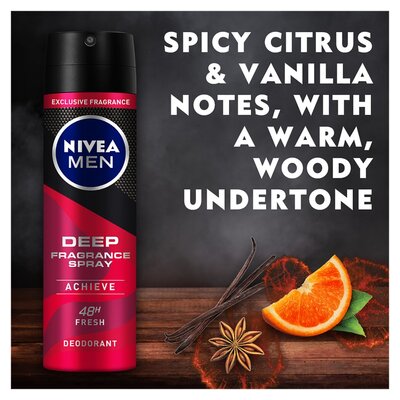 Nivea Deep Red Fragrance Male Deo 150ml | PnP