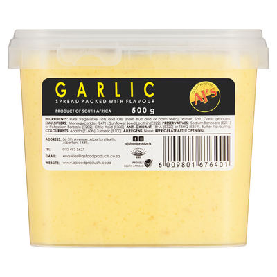 Aj's Garlic Spread 500g | PnP