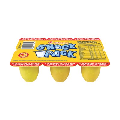 Clover Dairy Snack Pack Strawberry 6 x 50g | PnP