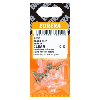 Eureka Rebate Clear Glass Clips 10 Pack | Smart Price Specials | PnP Home