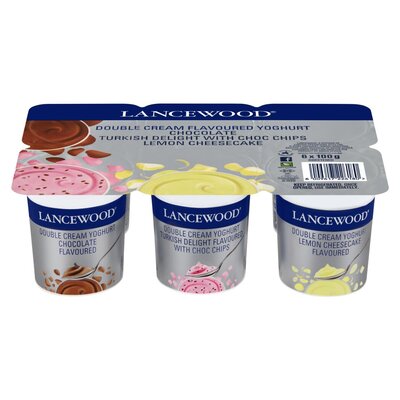 Lancewood Double Cream Chocolate, Turkish Delight With Choc Chips ...