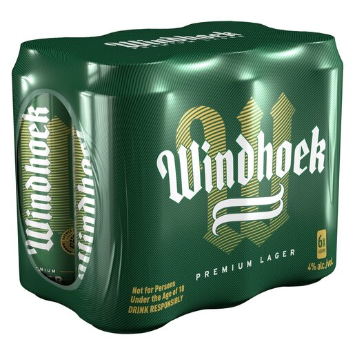 Windhoek Premium Lager Beer 6 x 500ml | Smart Price Specials | PnP Home
