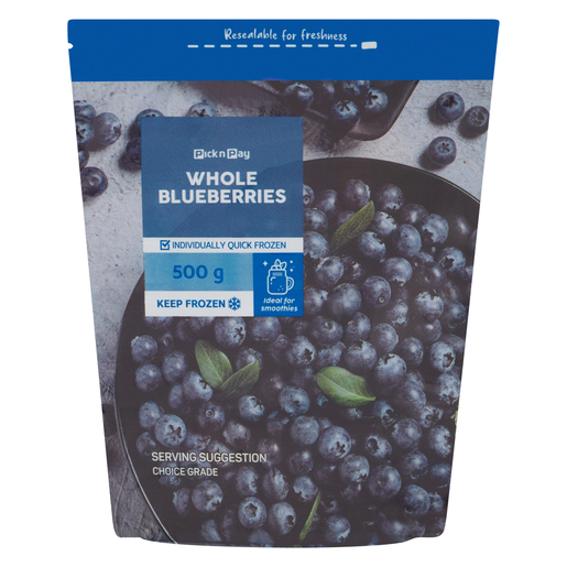 PnP Live Well Frozen Blueberries 500g | Smart Price Specials | PnP Home