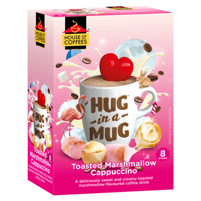 Hug in a Mug Toasted Marshmallow Cappuccino 8 x 24g | PnP