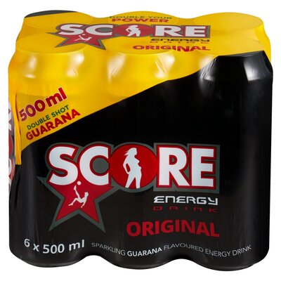Score Energy Drink Original 6 x 500ml | PnP
