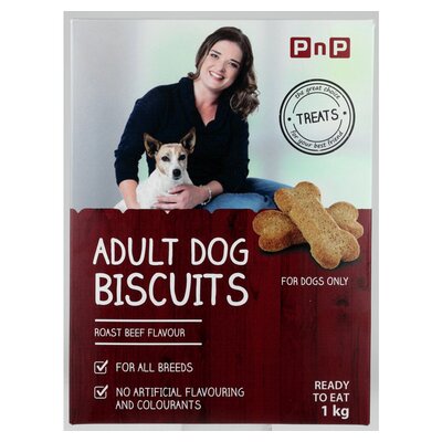 PnP Marrow Bone Flav Dog Biscuits 1kg | PnP