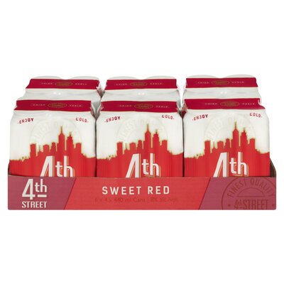 4th Street Sweet Red Can 4 x 440ml | PnP