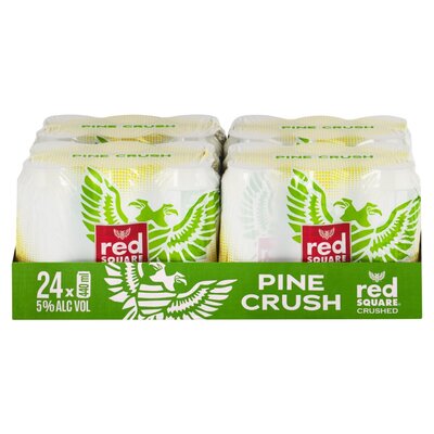 Red Square Crushed Pine Crush Spirit Cooler 24 x 440ml | PnP