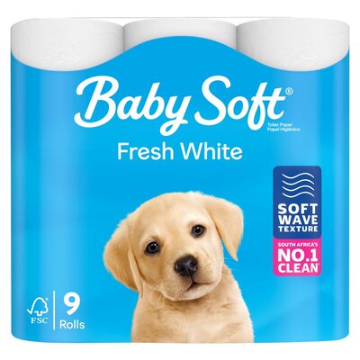Baby Soft White 2 Ply Toilet Paper 9 Pack | Smart Price Specials | PnP Home