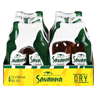Savanna Dry NRB 12 x 500ml | PnP