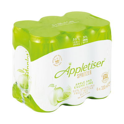 Appletiser Spritzer Apple & Lime 330ml x 6 | PnP