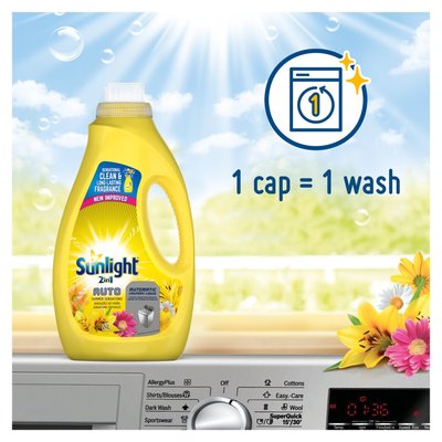 Sunlight Summer Sensations 2in1 Auto Washing Liquid Detergent 2L | PnP