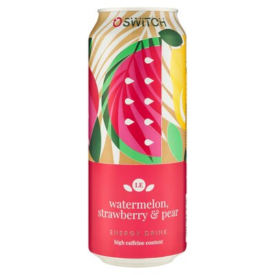 Switch Watermelon Strawberry & Pear Energy Drink 500ml | PnP
