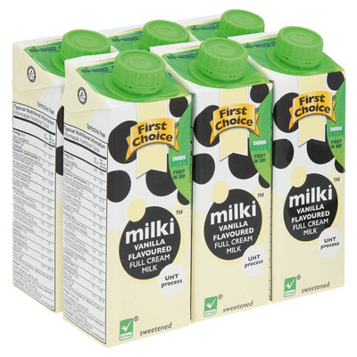 First Choice Vanilla Milk 6 x 250ml | PnP